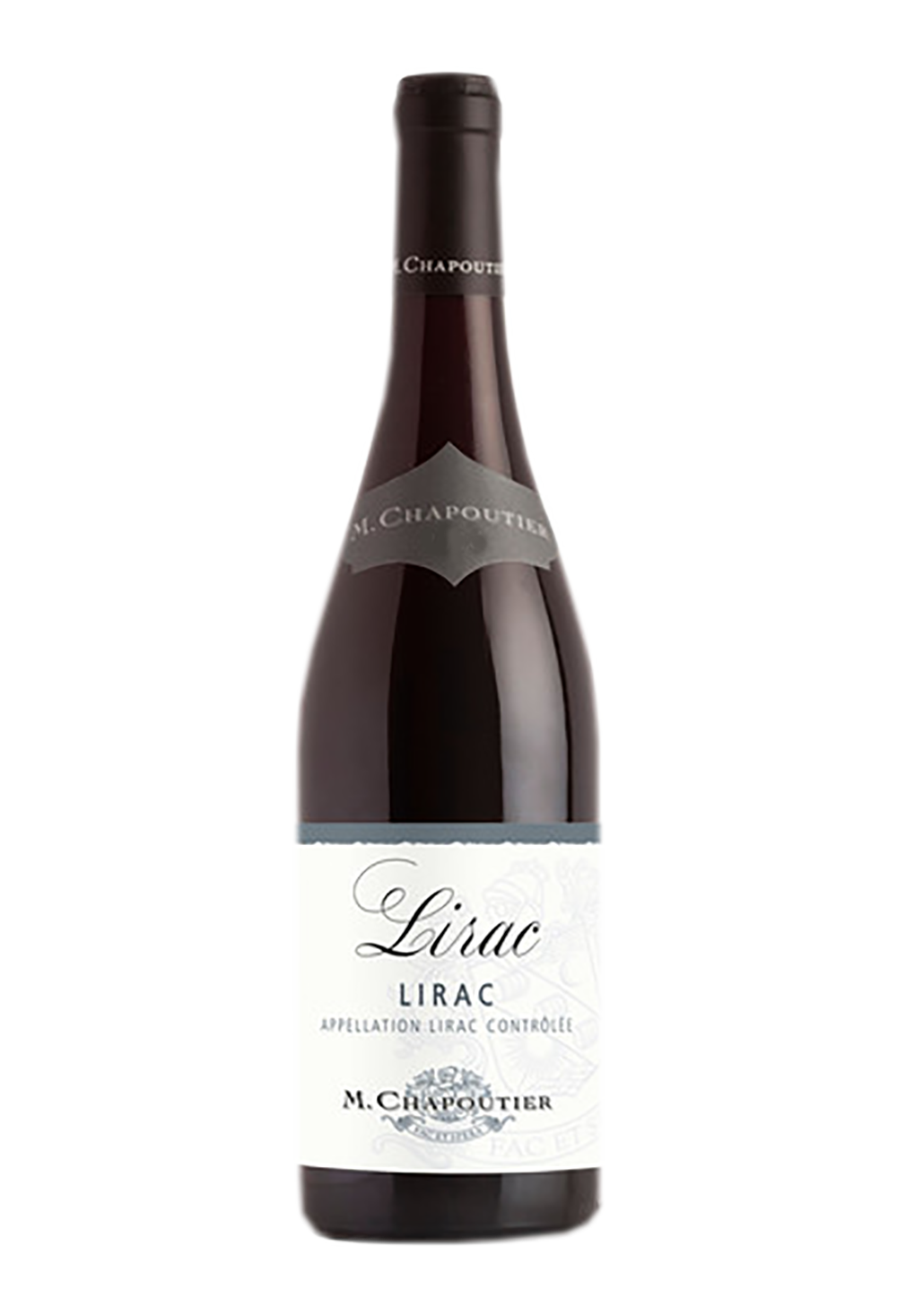Vin du Rhône rouge Lirac 2017 du domaine M. Chapoutier